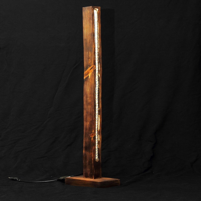 Handmade Wood Lamp - Etsy