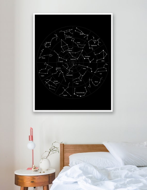 Constellations Wall Art Printable for Home and Office Decore - Etsy