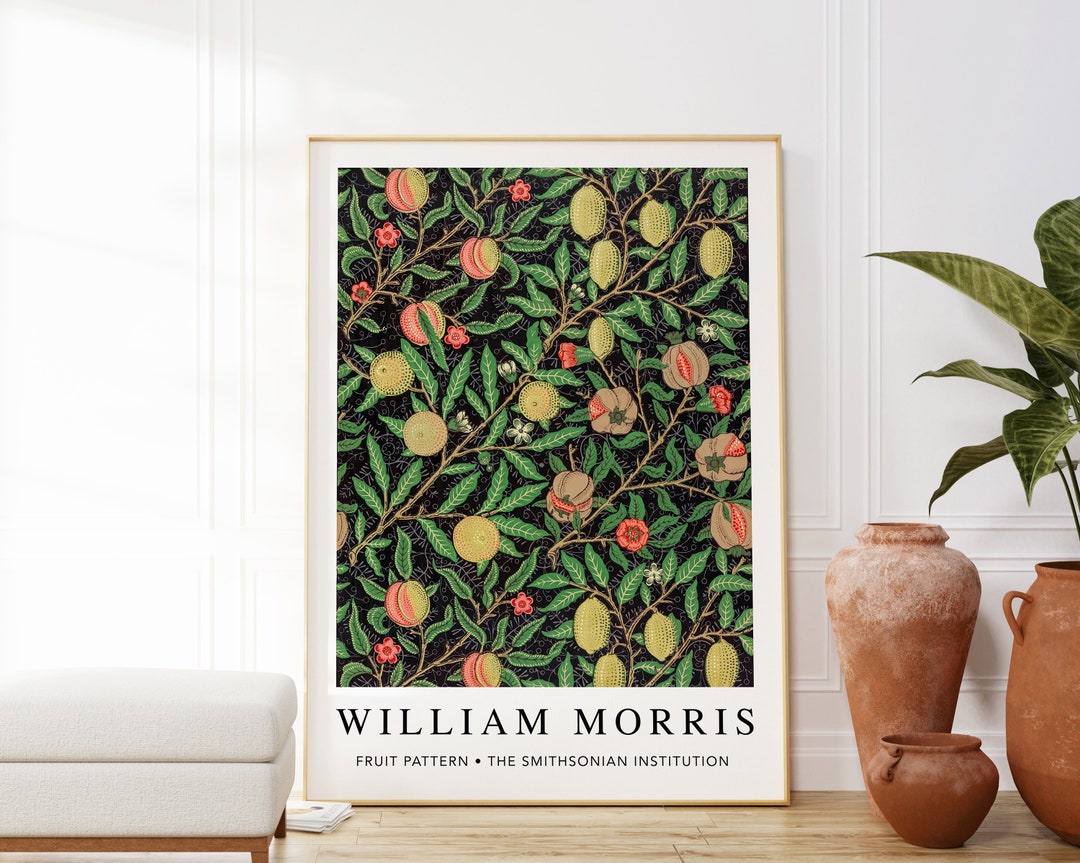 William Morris Fruit Pattern William Morris Print Exhibition - Etsy