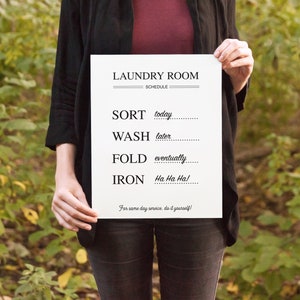 Laundry Signs, Set of 3 Prints, Laundry Symbols Art Print, Stain ...