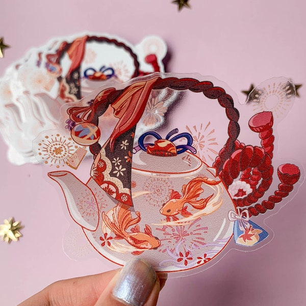 Genshin Transparent Sticker - Etsy