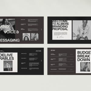 Prewritten Brand Proposal Presentation Canva Template, Proposal Fee ...