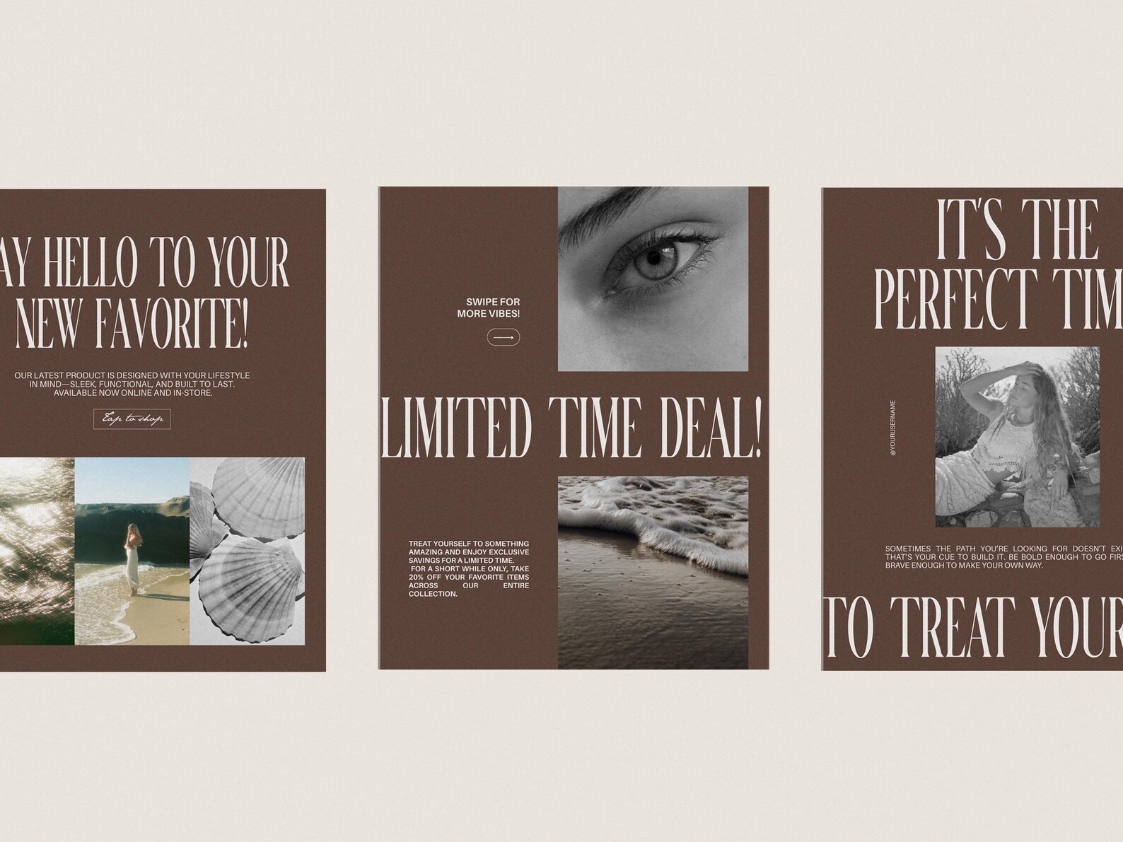 40 Instagram Post Kit Canva Templates | Instagram Portrait Post Collage ...