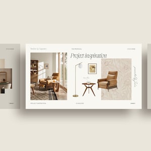 Interior Design Fee Proposal Presentation Canva Template, Interior ...