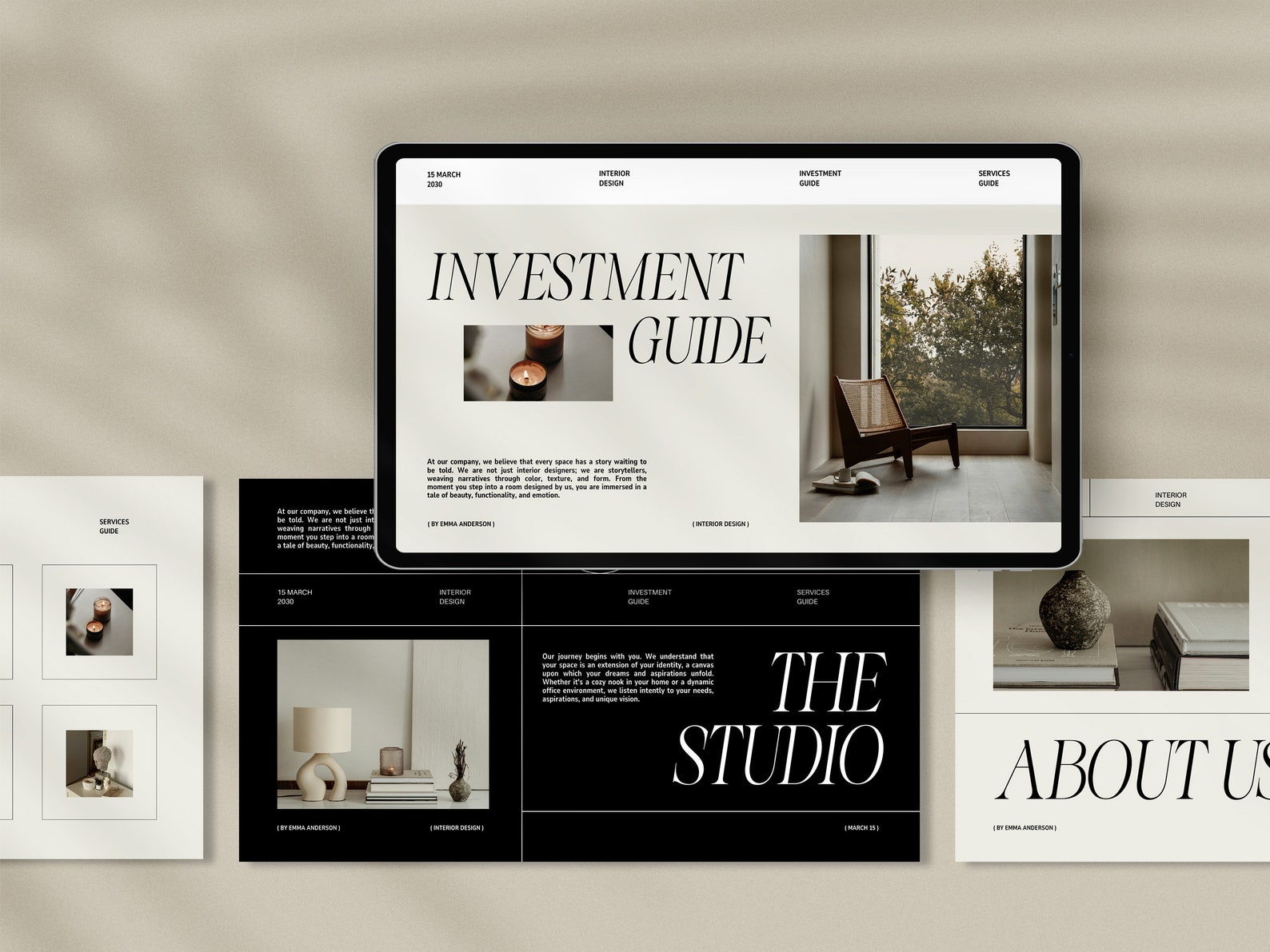 Interior Design Investment Guide Template, Interior Design, Interior ...