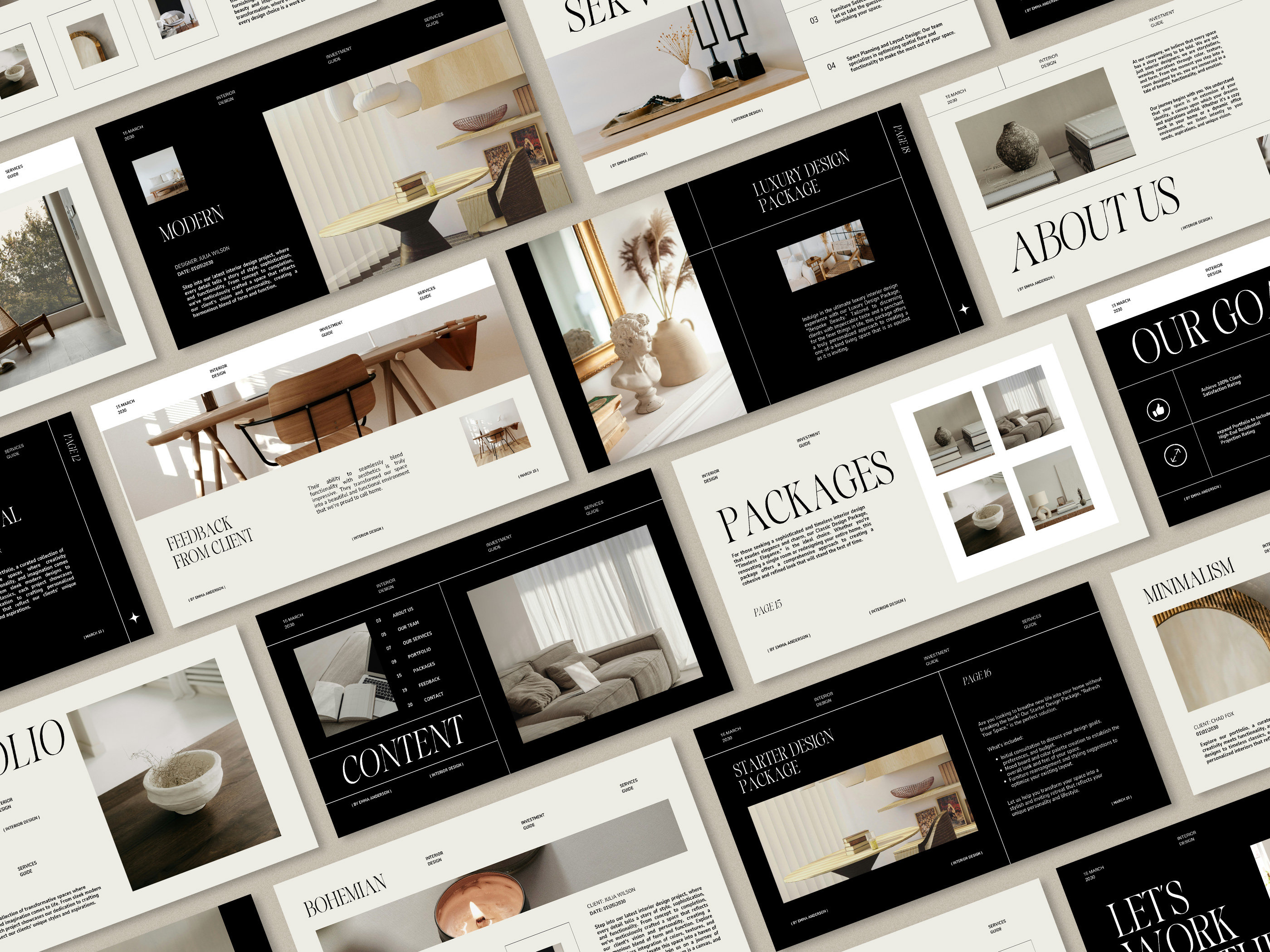 Interior Design Investment Guide Template, Interior Design, Interior ...