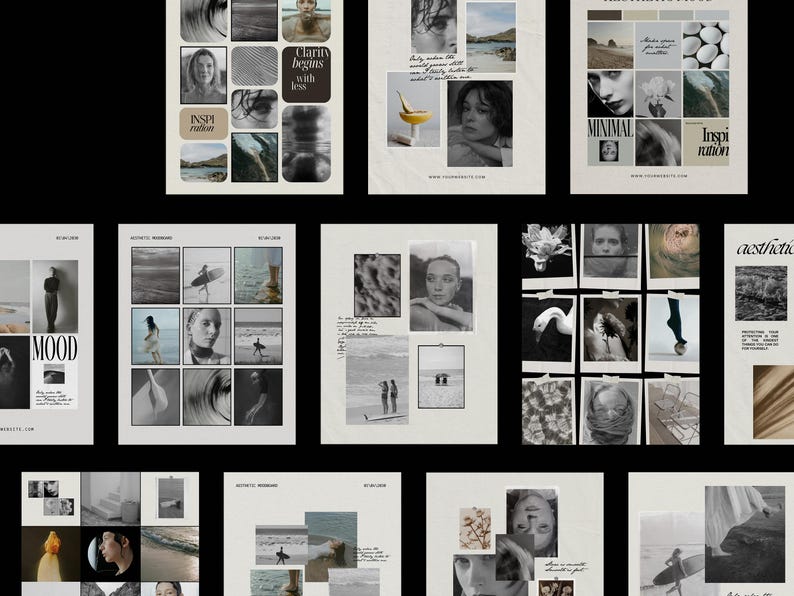 30 Neutral Instagram Post Canva Templates | Editable Instagram Portrait ...