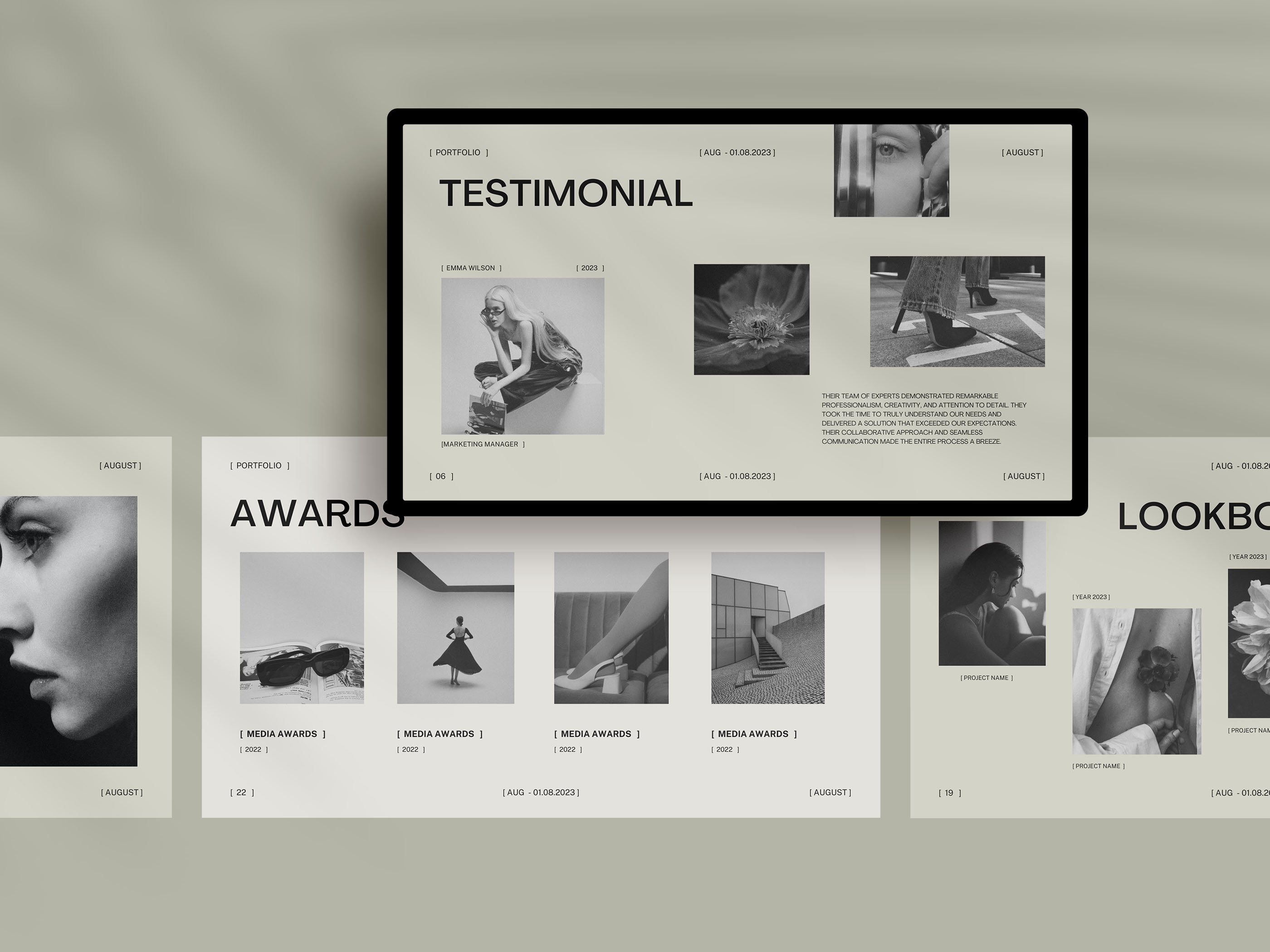 Customizable Portfolio Canva Template | Editable Presentation for ...