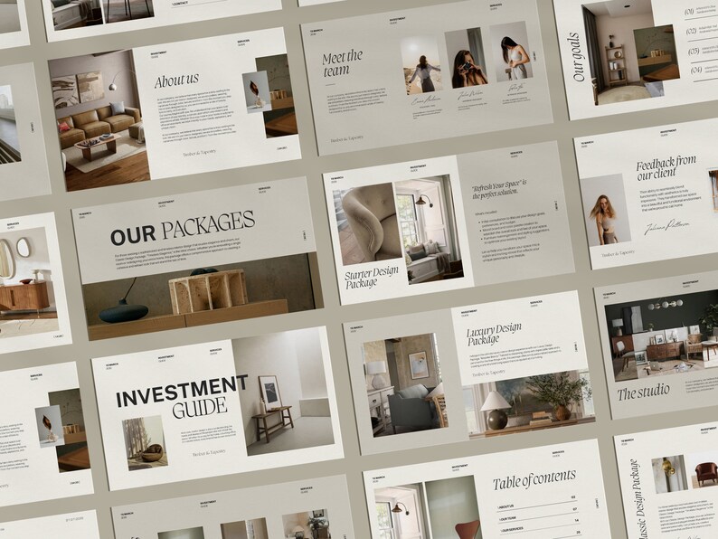 Interior Design Investment Guide Template, Interior Design, Interior ...