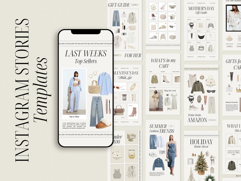 20 Editable Canva LTK Instagram Stories Template, LTK Fashion Canva ...