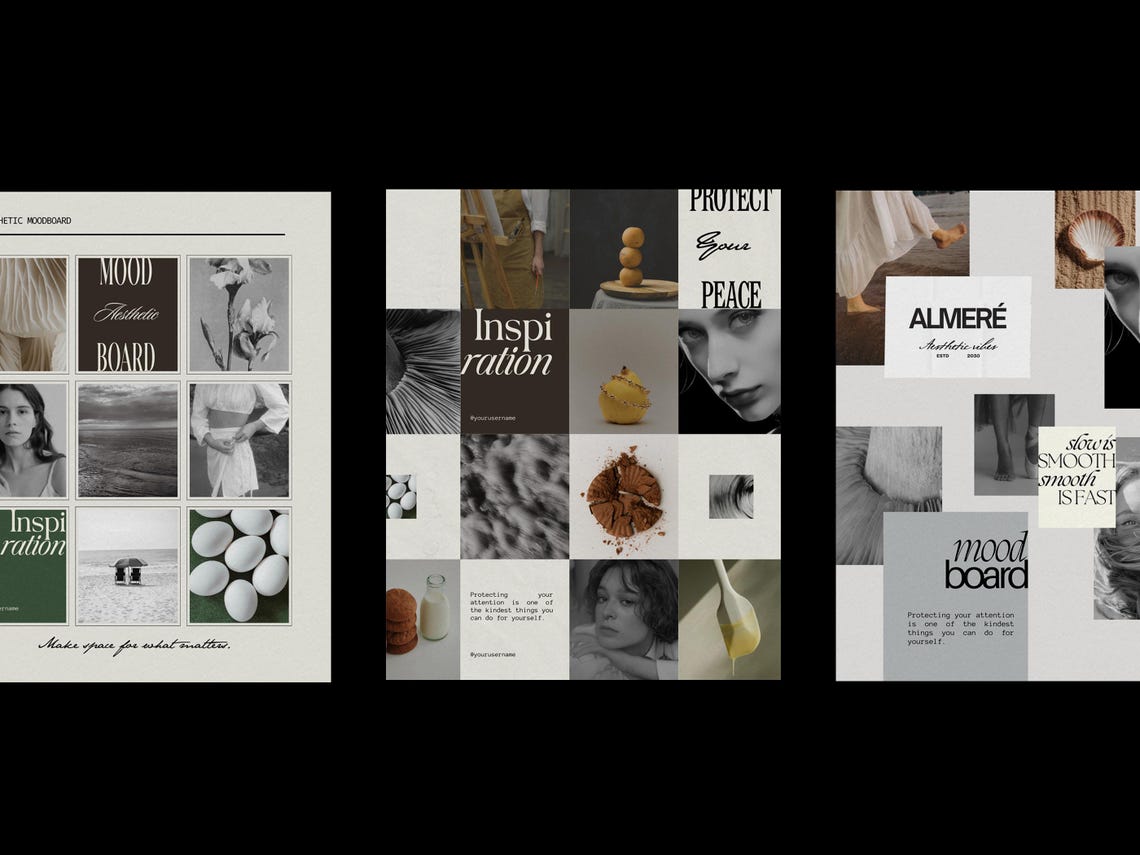 30 Neutral Instagram Post Canva Templates | Editable Instagram Portrait ...