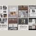 40 Instagram Post Kit Canva Templates | Instagram Portrait Post Collage ...