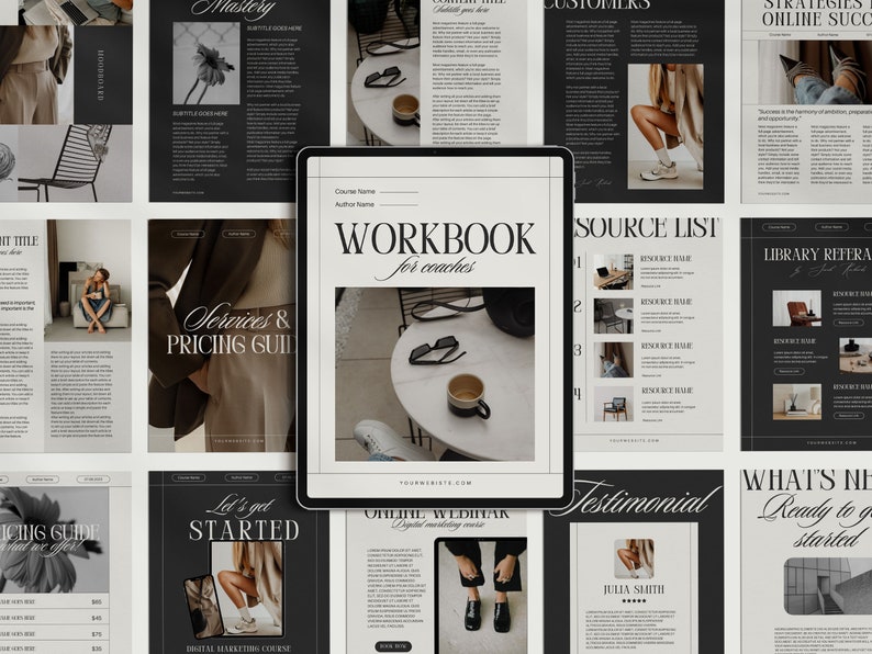 Canva Workbook Template, Coaching Workbook Templates, Lead Magnet ... Canva Workbook Template, Coaching Workbook Templates, Lead Magnet ...