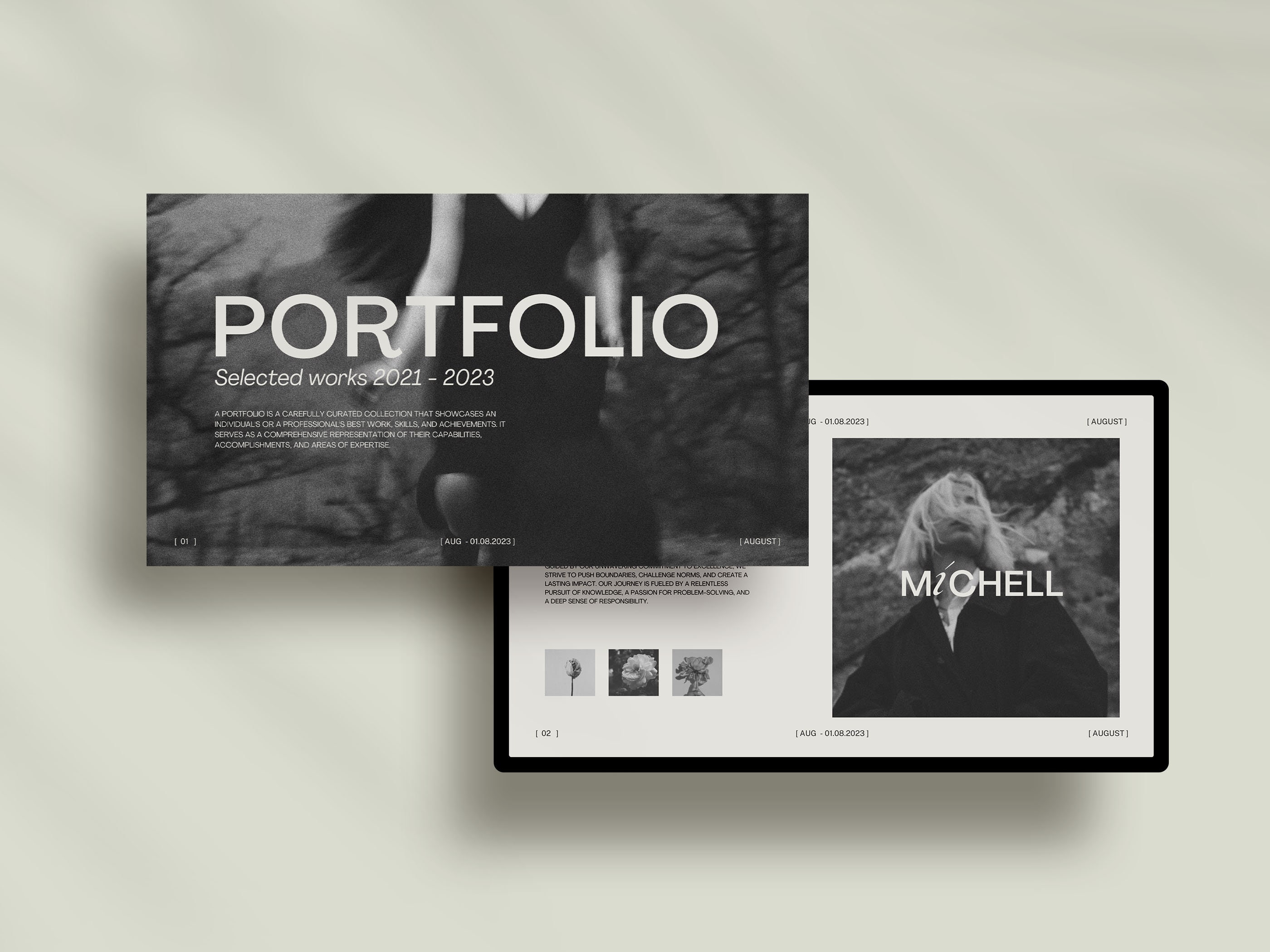 Customizable Portfolio Canva Template | Editable Presentation for ...