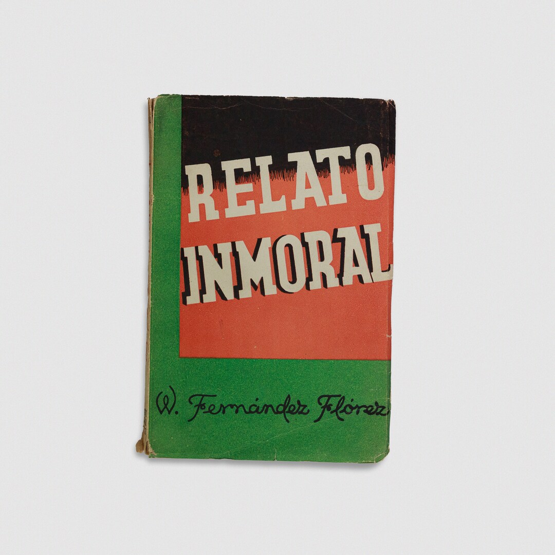 Vintage Spanish Book - Relato Inmortal - W. Fernandez Florez, 1942 - Etsy