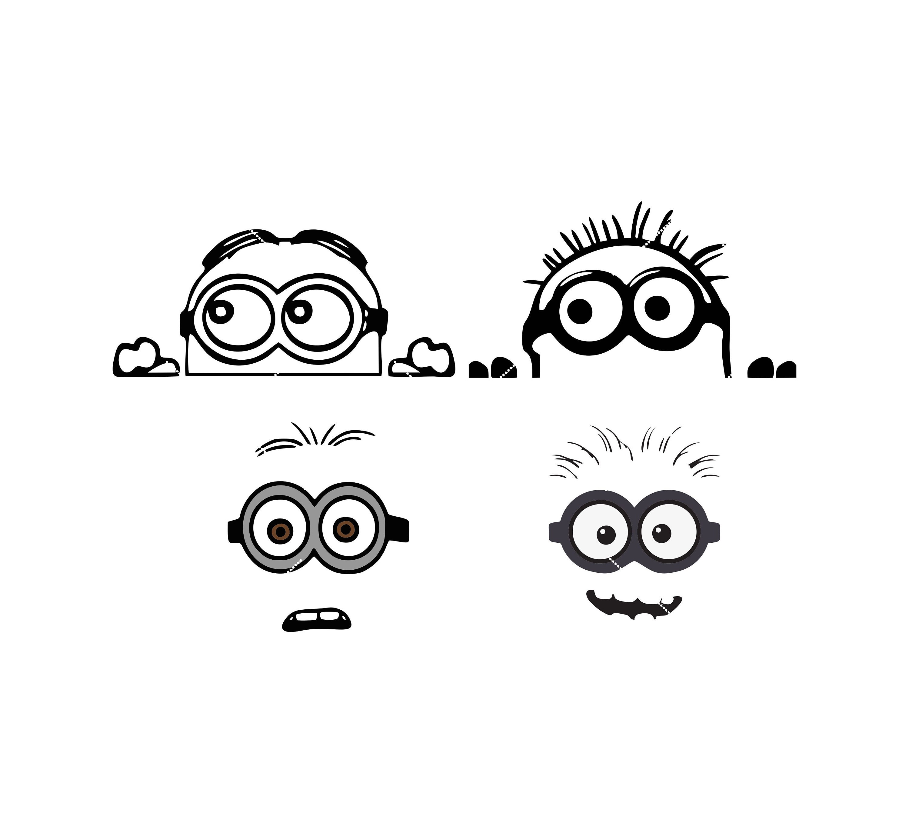 Minions Eyes Vector Bundle / Despicable Me Clip Art Svg Eps - Etsy Canada