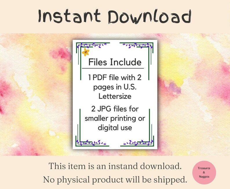 Green Border Design Stationary Paper Pack, Printable Stationary Set ...
