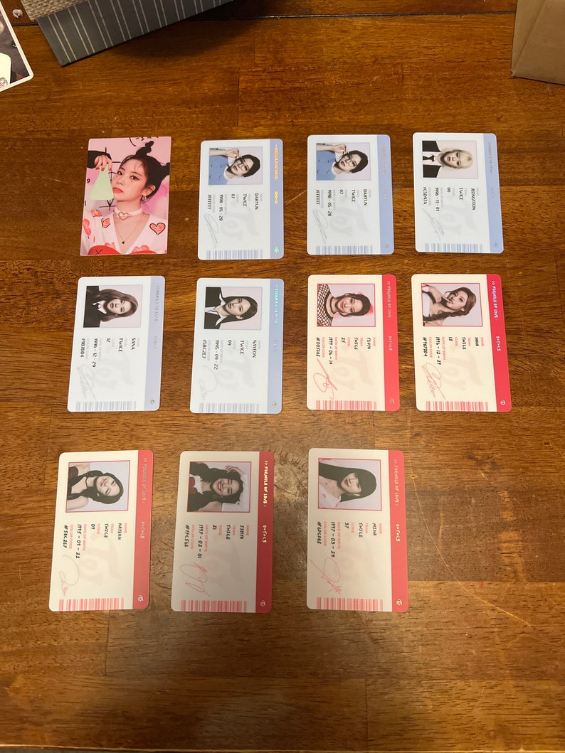 TWICE Official Photocards - Etsy