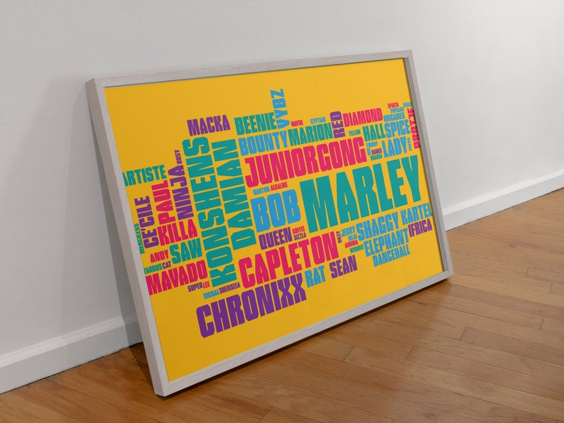 Jamaican Dancehall Reggae Music Lovers Printable Wall Art Jamaican ...