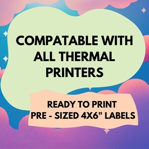 Thermal Label Digital Download, 4x6 PNG Label, Snap Share Review ...