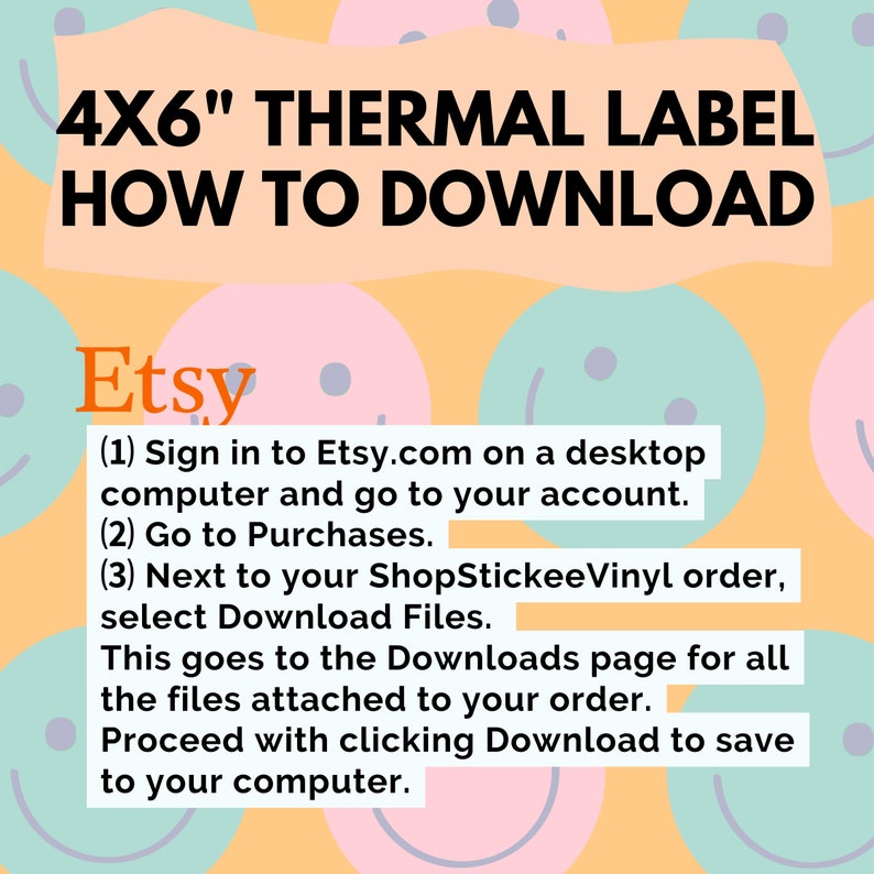Thermal Label Digital Download, 4x6" PNG Label, Pretty Things Inside ...