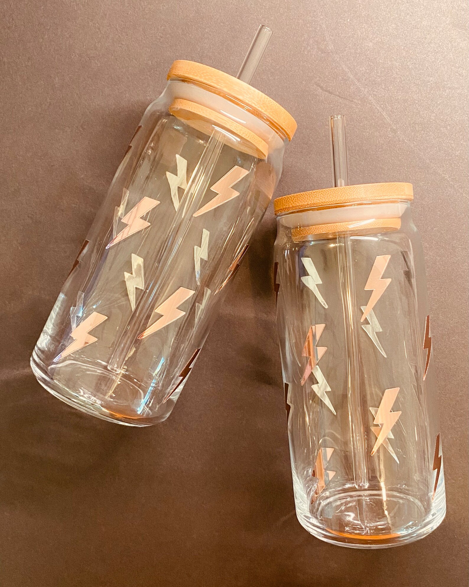 Lightning Bolt Glass, Lightning Bolt Drinking Glass, Retro Lightning ...