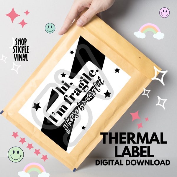 Fragile 4x6 Label - Etsy UK