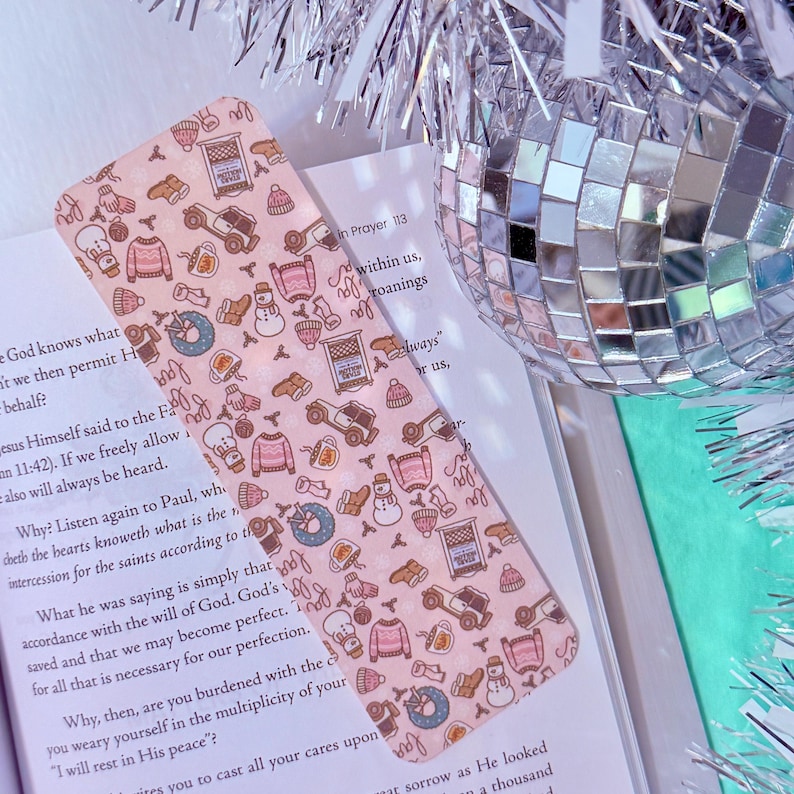 Cozy Winter Bookmark, Cute Book Lover Gift, Stars Hollow Books and ...