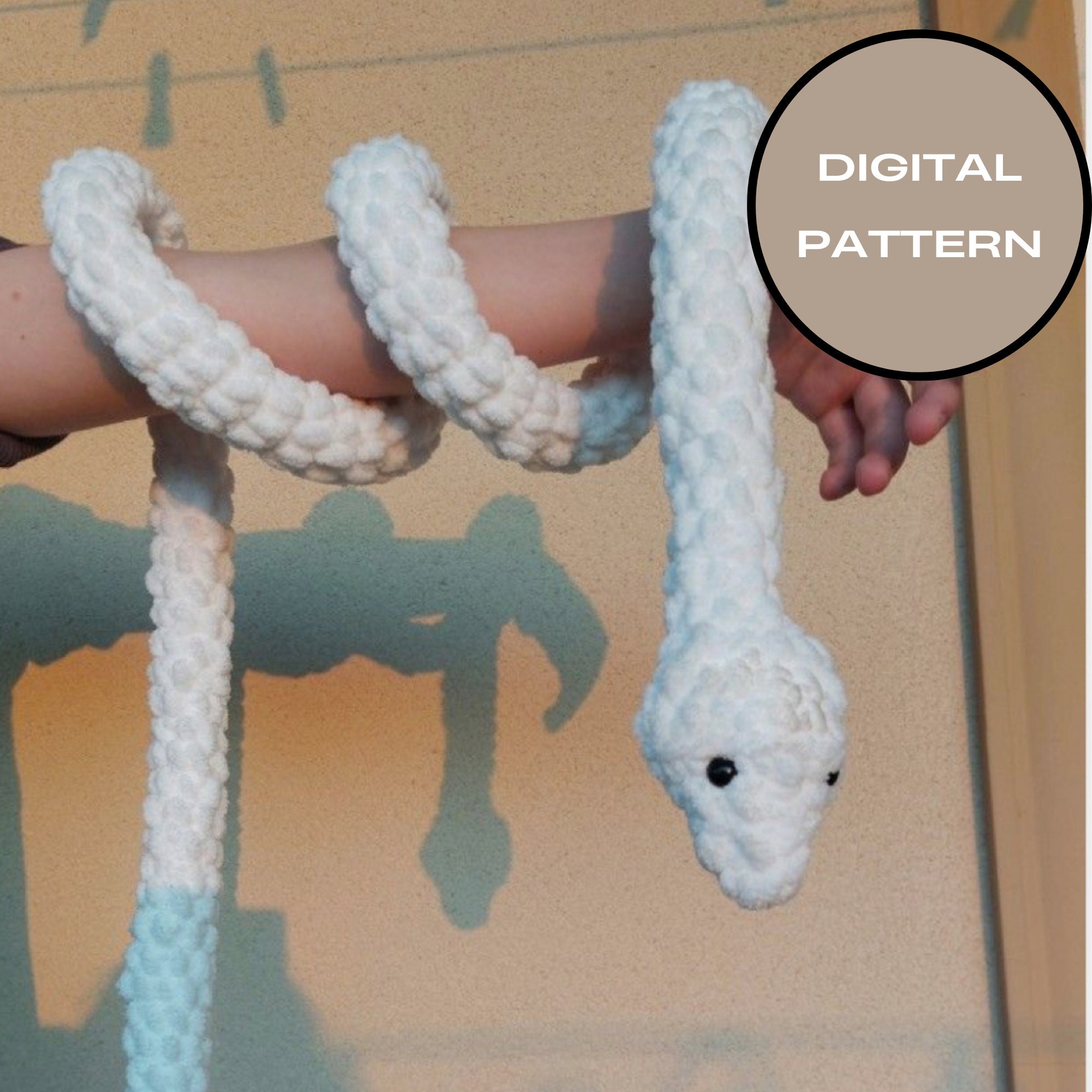 No Sew SNAKE PATTERN Crochet Snake Pattern Snake Crochet Pattern Snake ...