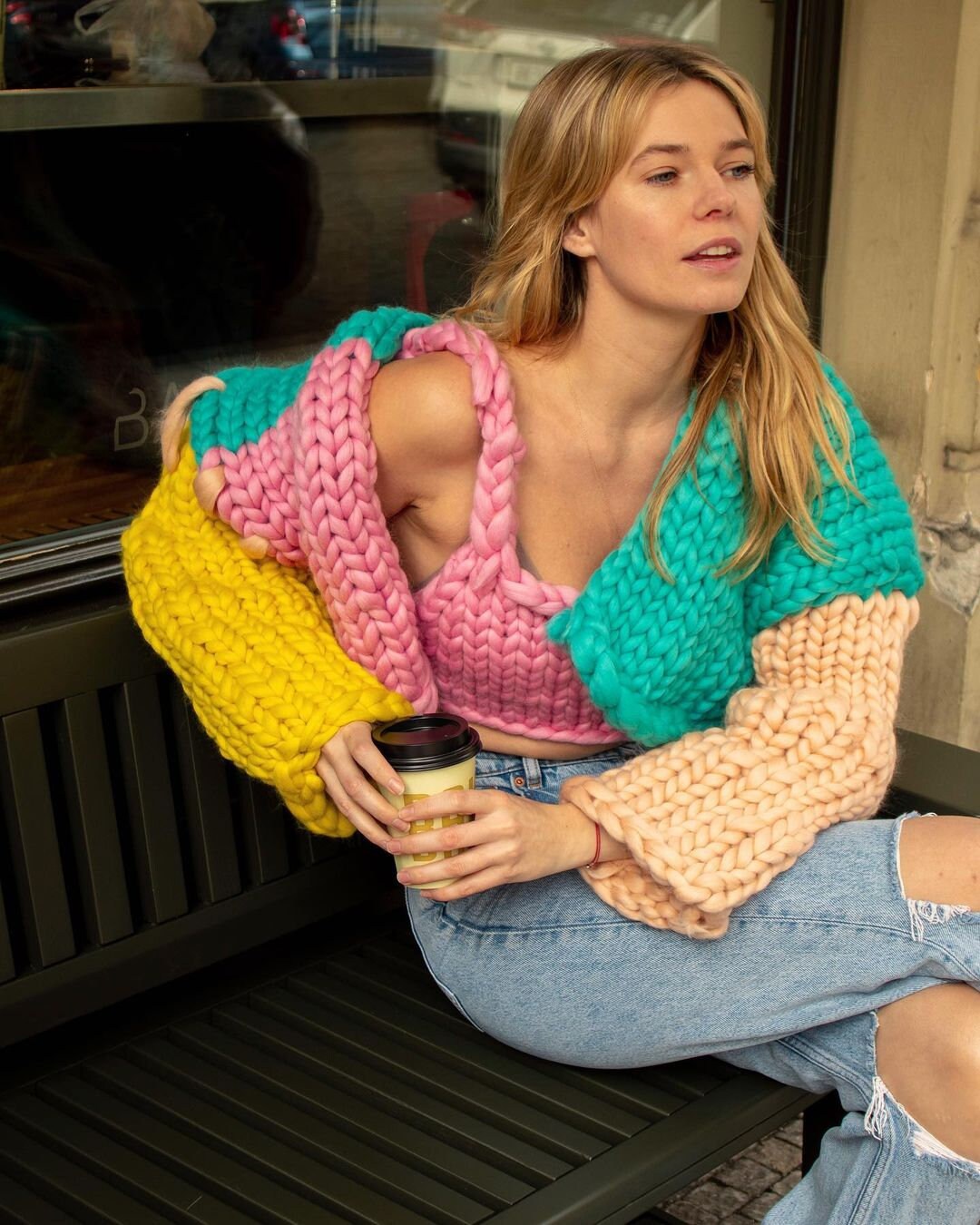 Chunky Cardigan, Wool Cardigan, Knit Chunky Cardigan, Hand Knit ...