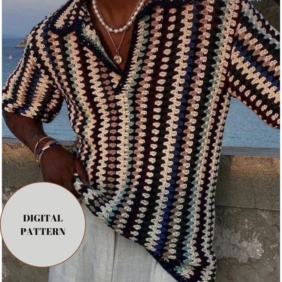 Button up Top, Crochet Pattern, Shirt Summer Pattern, Crochet Pattern ...