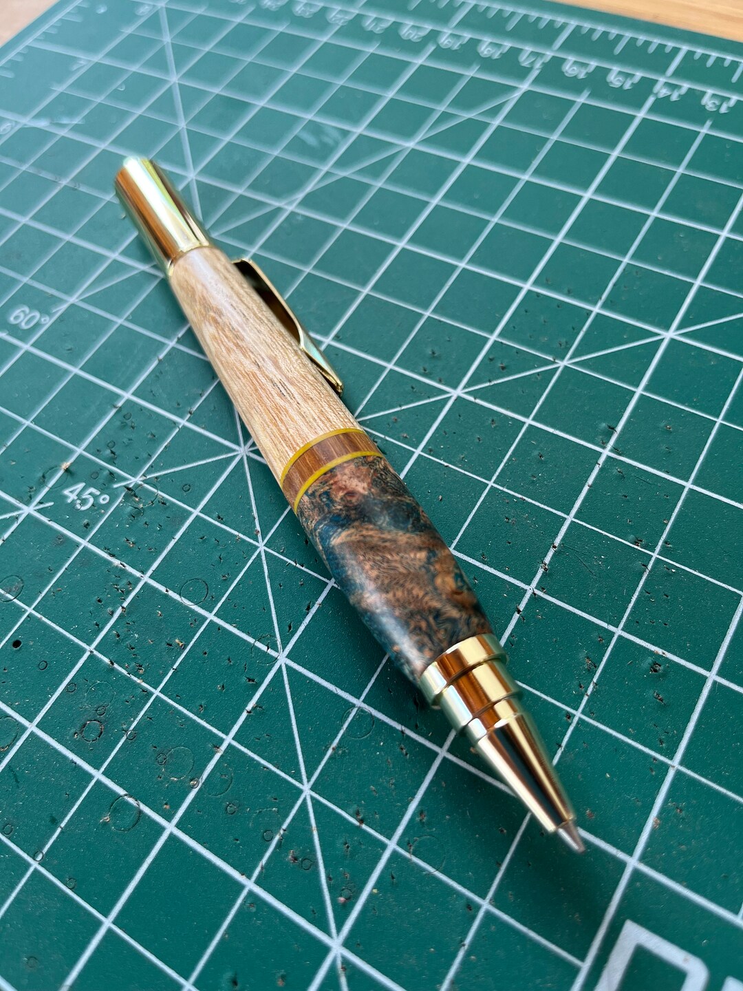 Rollester Pen in Gold With Segmented Body - Etsy