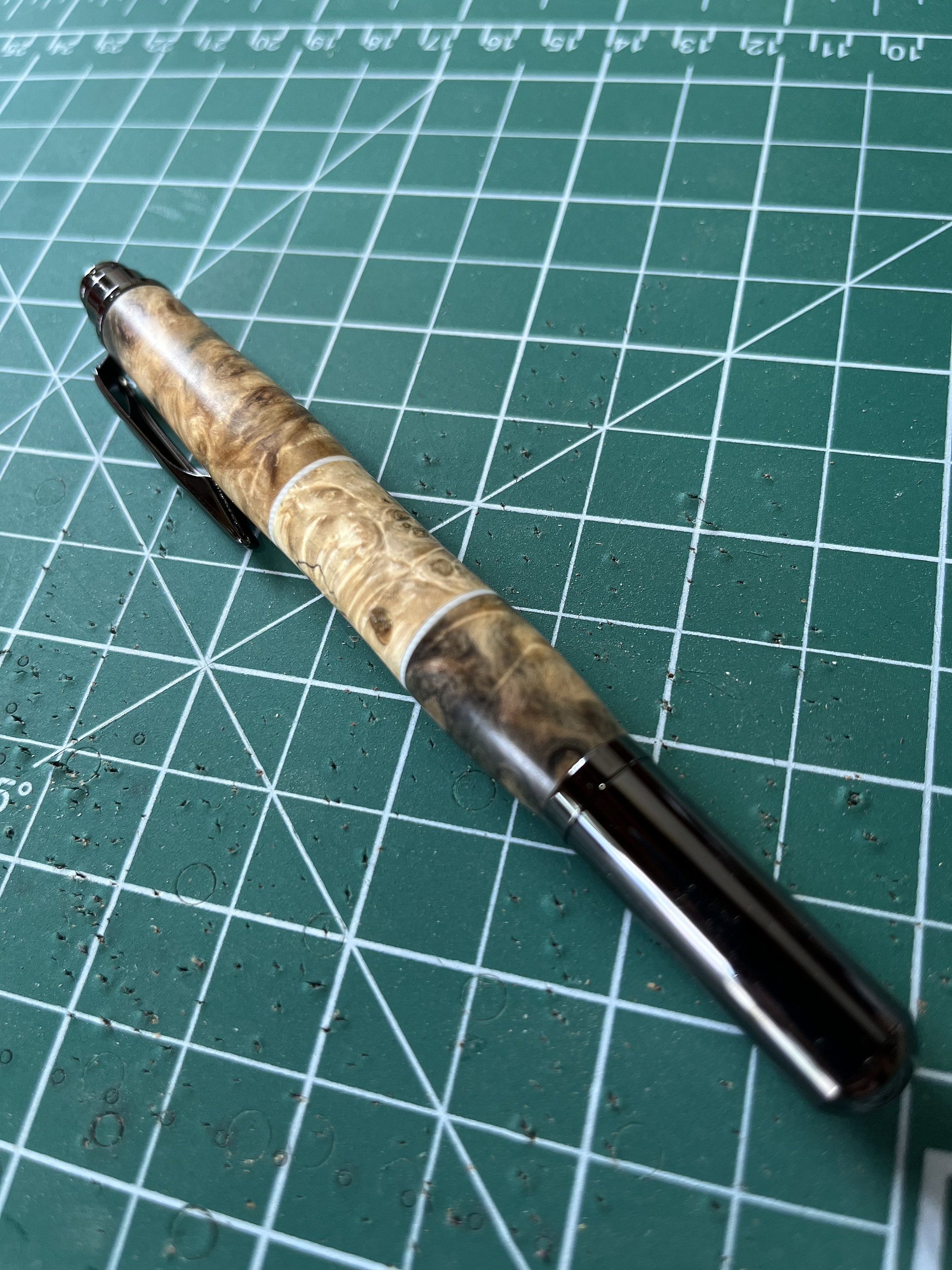 Rollester Pen in Gunmetal With Segmented Body - Etsy