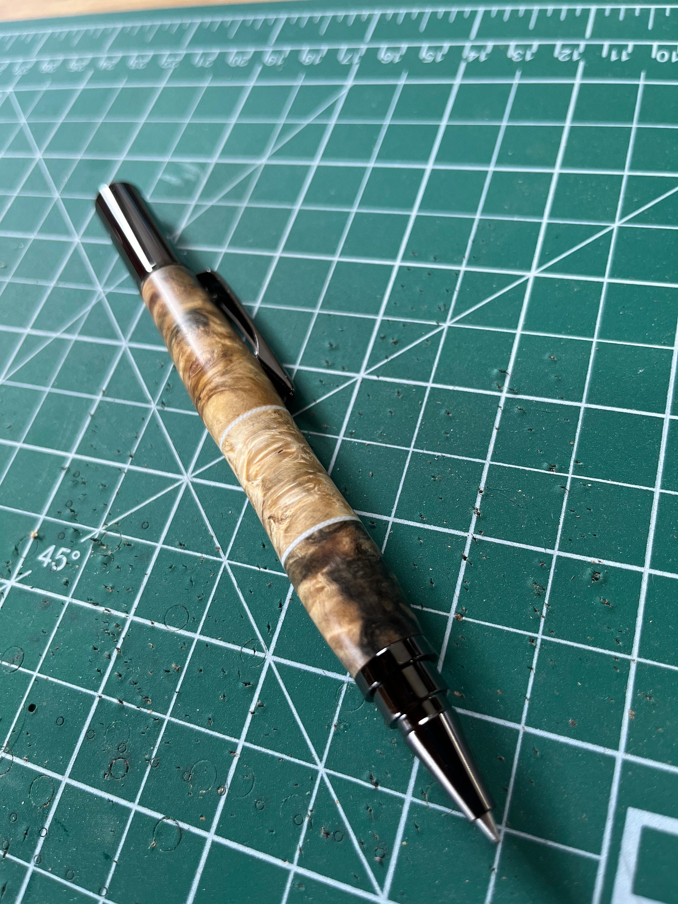 Rollester Pen in Gunmetal With Segmented Body - Etsy