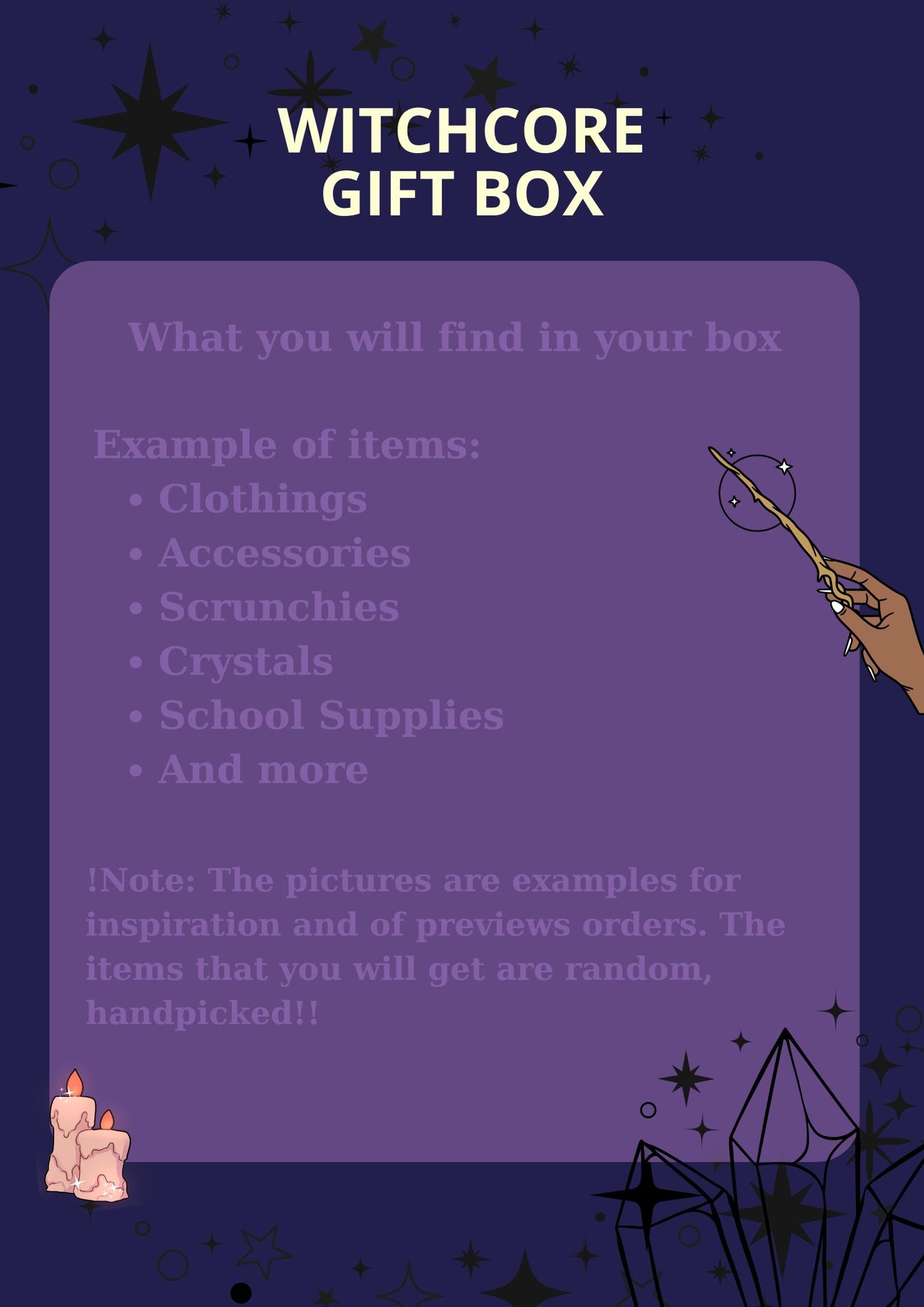 Witchcore Core Gift Box | Surprise Bundle | Niromeshop - Etsy