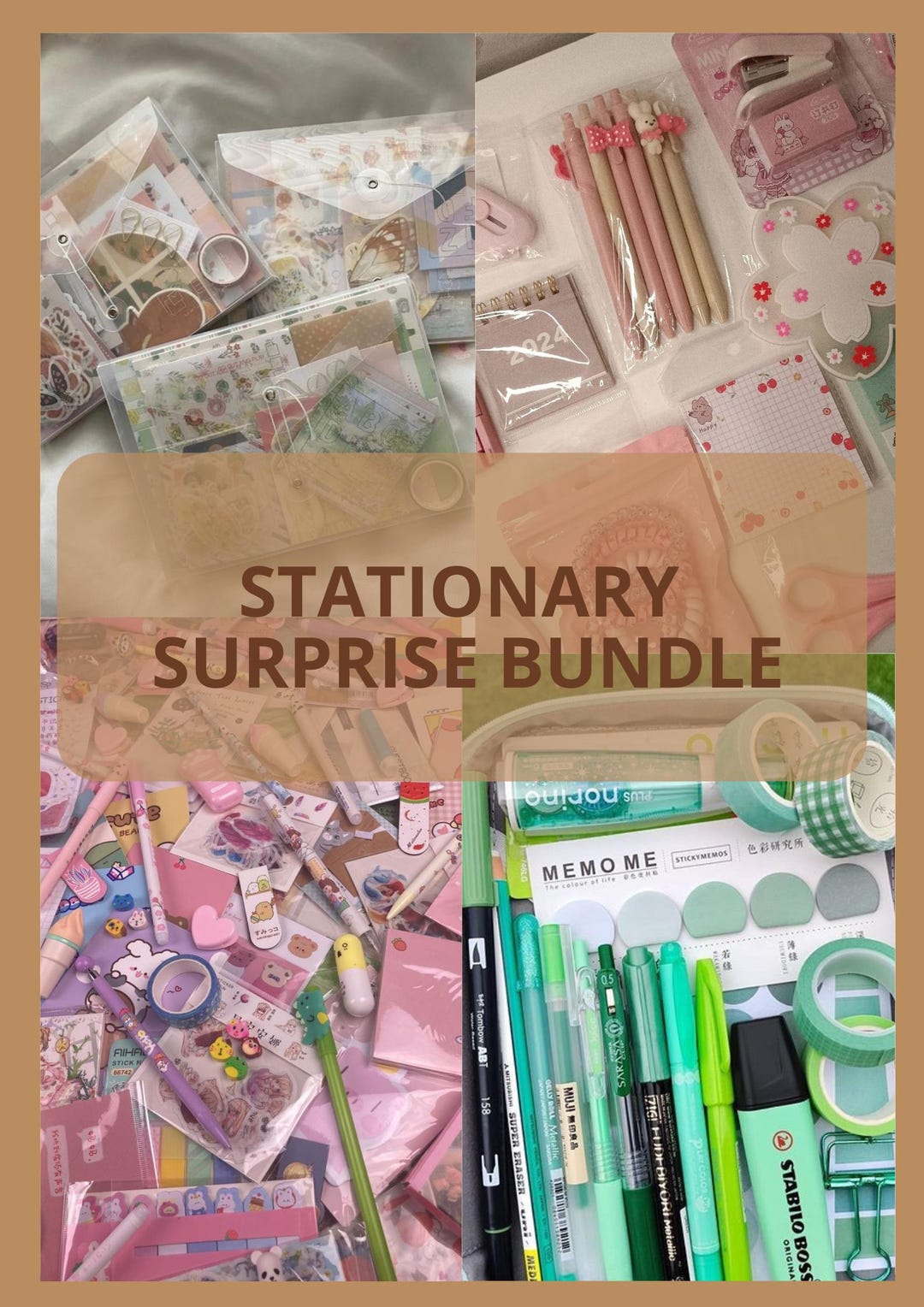 Stationary Gift Box | School Supplies Surprise Bundle | Niromeshop - Etsy