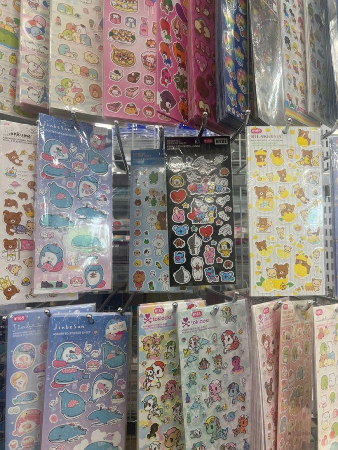 Random Mini Sticker Sheets (3 Sheets) - Etsy