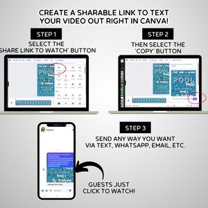Editable Video Invite, Birthday Video Evite, Cocktail Party Invite ...