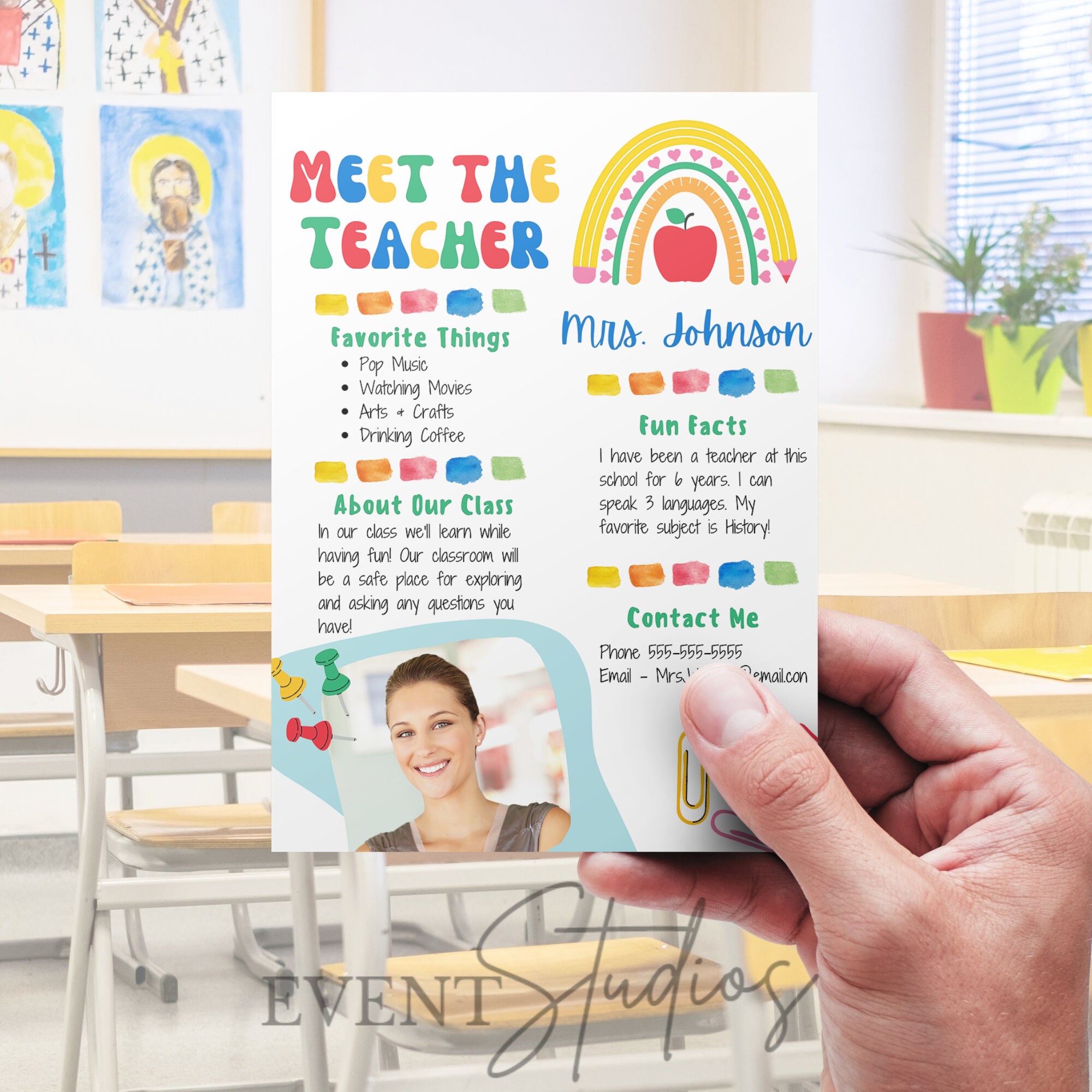 EDITABLE Meet the Teacher Template, Teacher Newsletter, Back to School ...