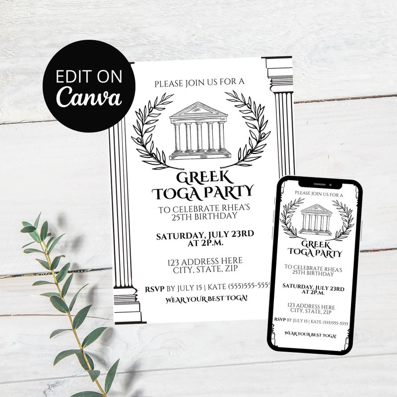 Greek Theme Party - Etsy