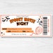 Halloween Movie Night Ticket, Spooky Movie Night Ticket, Movie Night ...