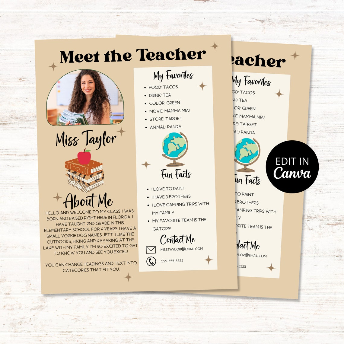 EDITABLE Meet the Teacher Template, Teacher Newsletter, Back to School ...