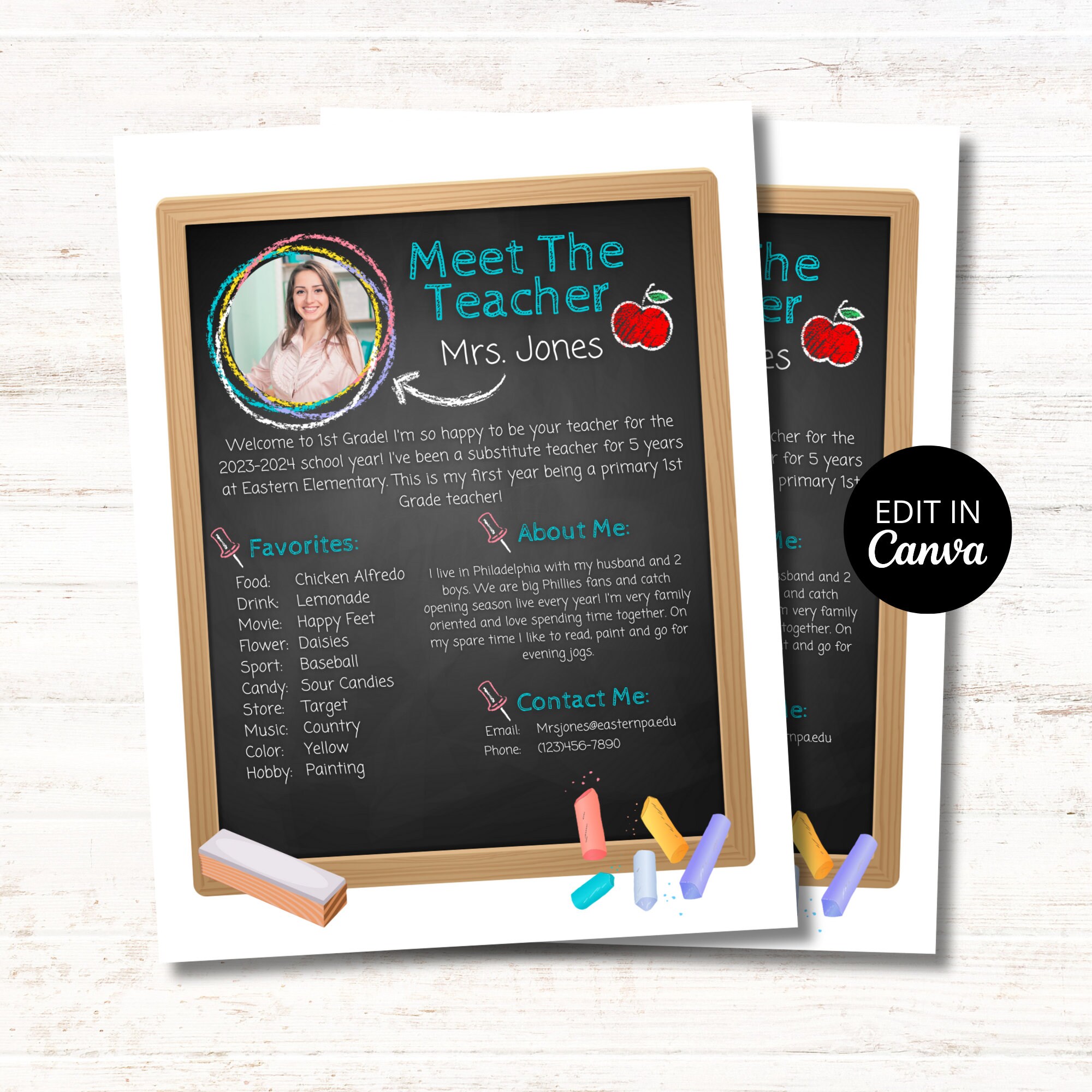 EDITABLE Meet the Teacher Template, Teacher Newsletter, Back to School ...