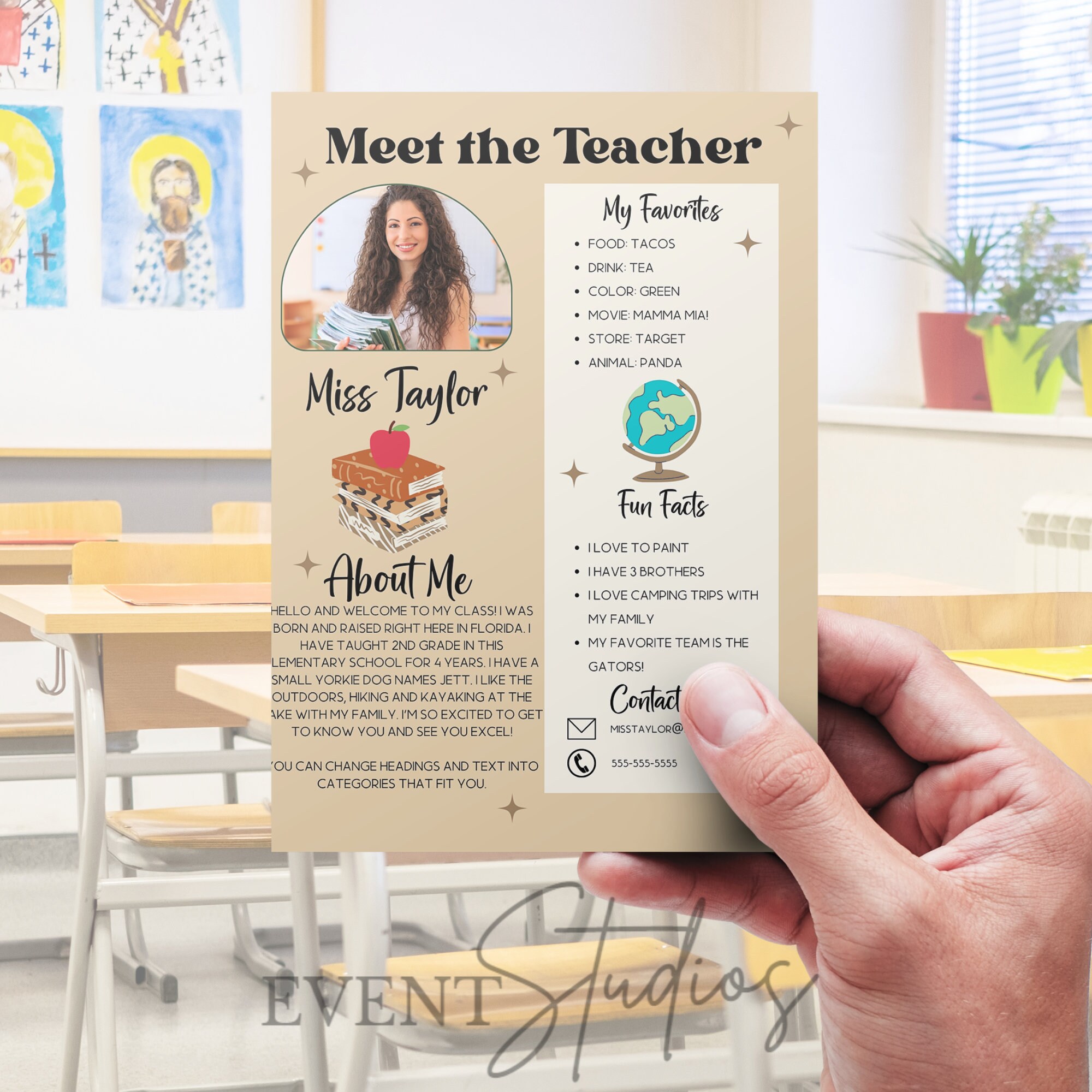EDITABLE Meet the Teacher Template, Teacher Newsletter, Back to School ...
