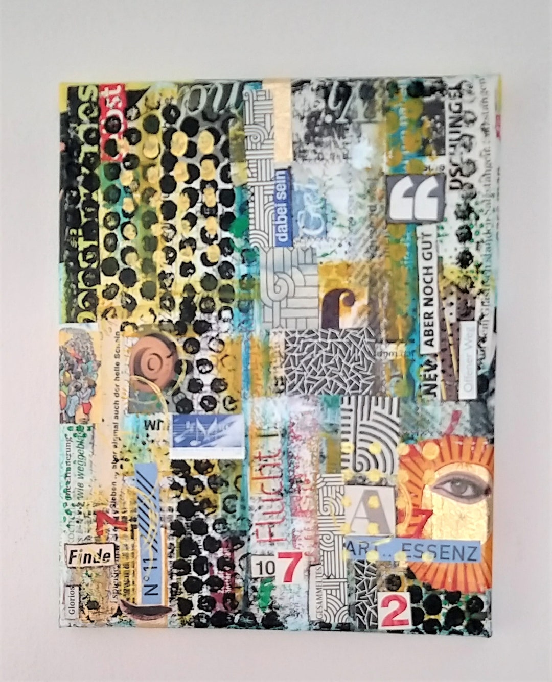 Analog Collage, Collage Type, Word Collage, Abstract Collage, Artwork ...