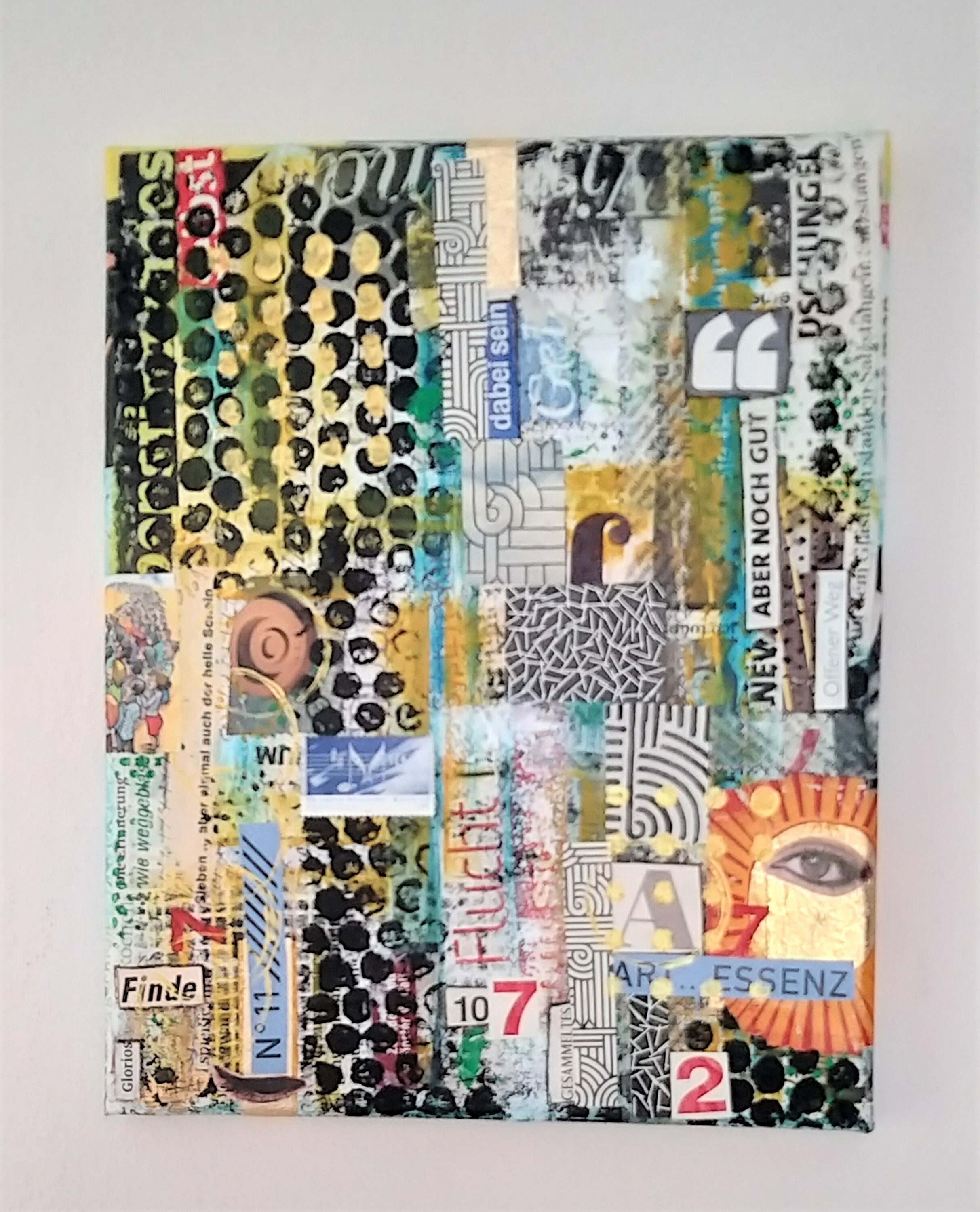 Analog Collage, Collage Type, Word Collage, Abstract Collage, Artwork ...