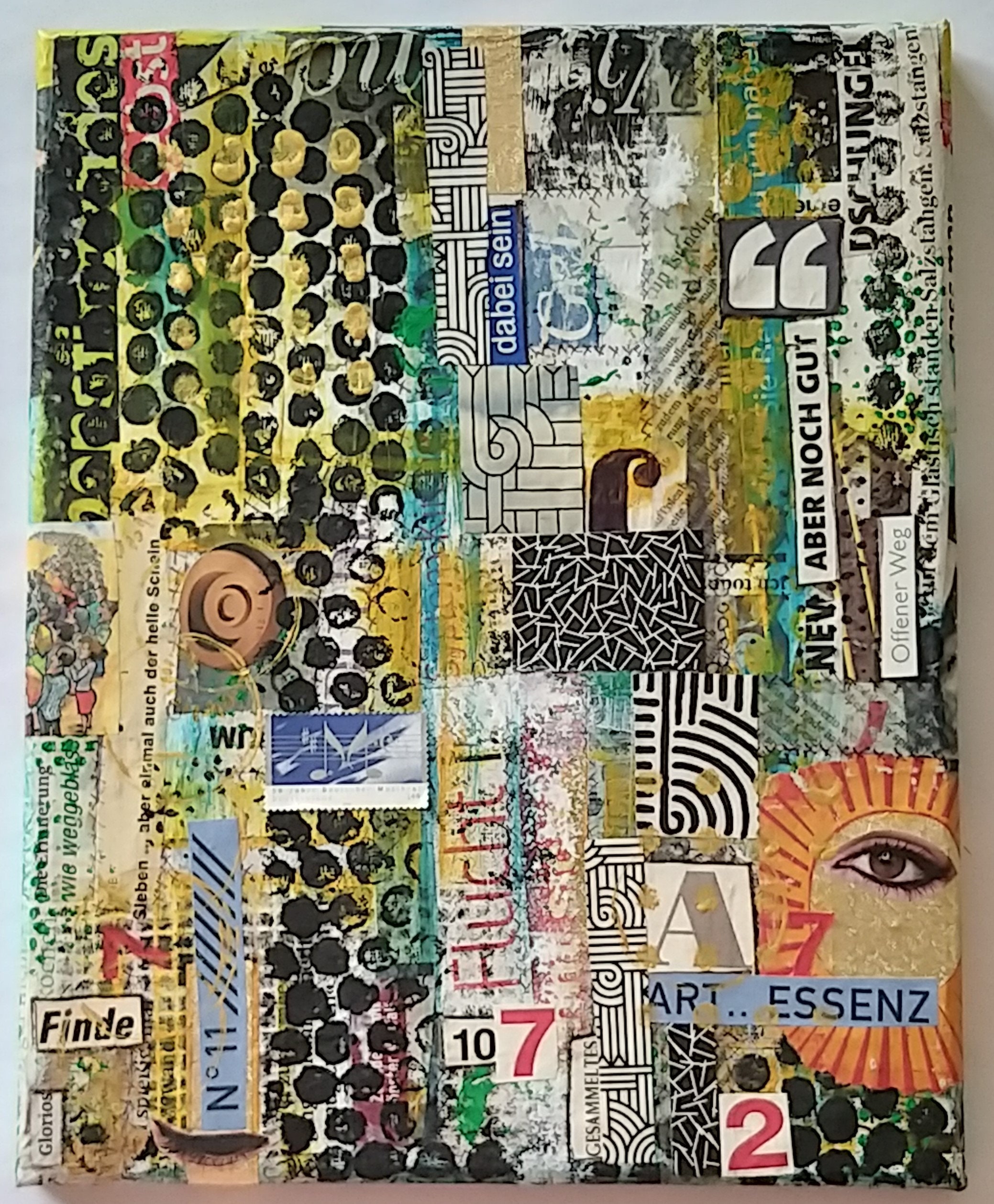 Analog Collage, Collage Type, Word Collage, Abstract Collage, Artwork ...