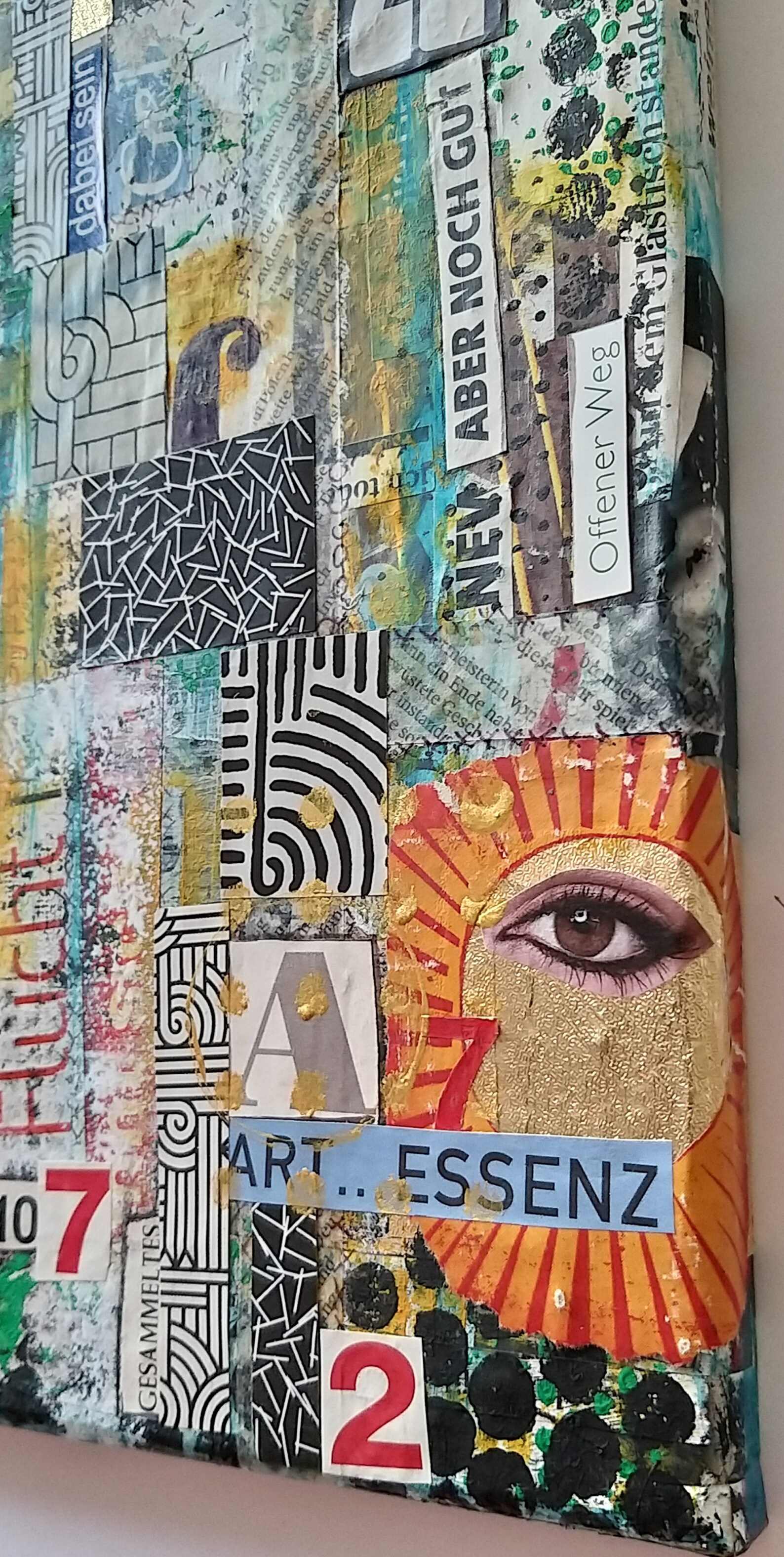 Analog Collage, Collage Type, Word Collage, Abstract Collage, Artwork ...