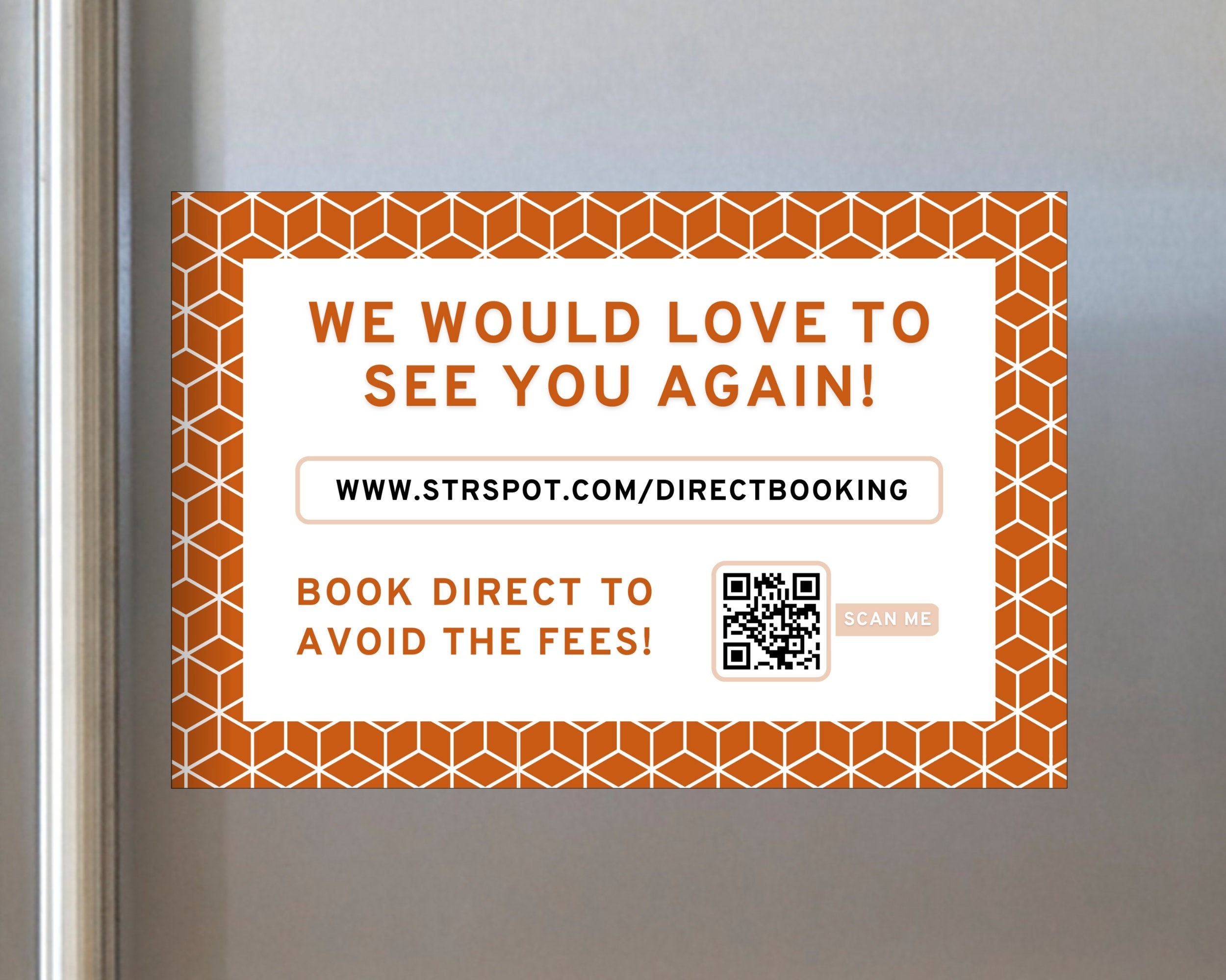 Top-notch Direct Bookings QR Code Magnets - Etsy