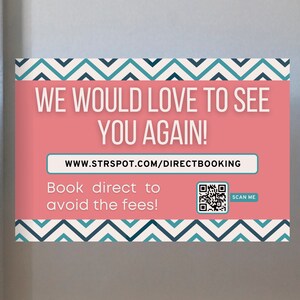 Standout Direct Bookings QR Code Magnet for Airbnb Hosts - Etsy